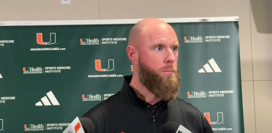 Miami Hurricanes defensive coordinator Corey Hetherman Named One of ...