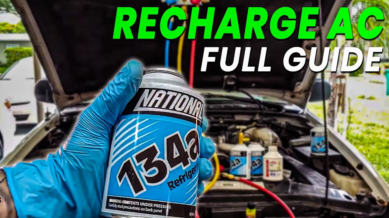 Want A Cold A/C? Here's How To Recharge Your Freon! 🚙