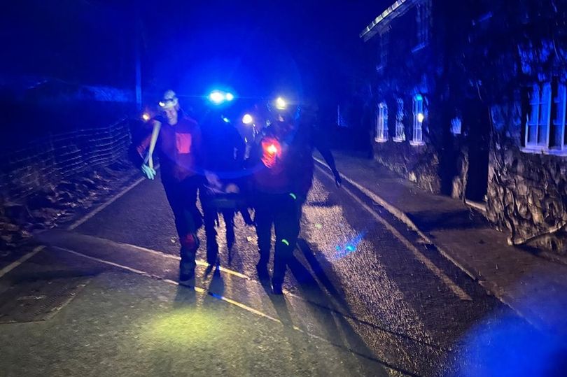 Walker airlifted to hospital with head injury after fall in Eryri