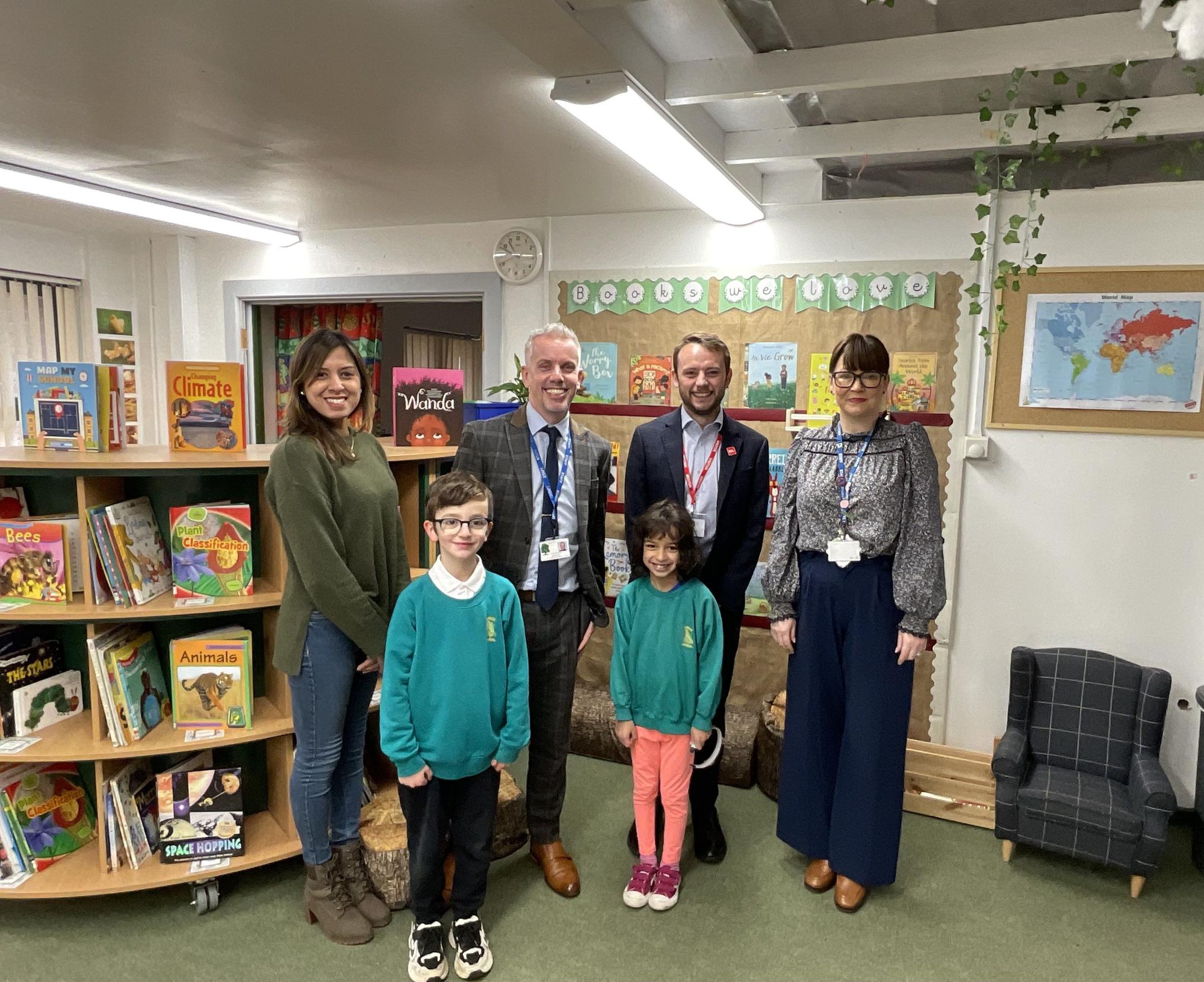Local MP visits Ashbrook School to inspire young learners