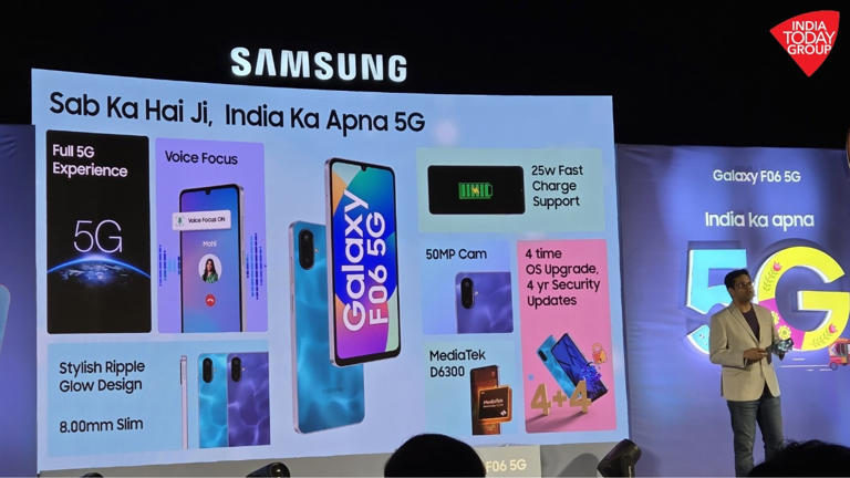 Samsung Galaxy F06 5G launched in India: Price, specs, features and more
