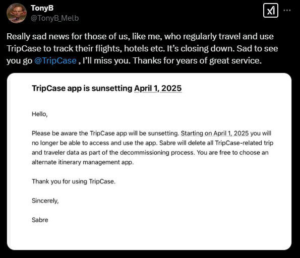 Travellers say they'd pay $100 a year to keep popular app from shutting ...