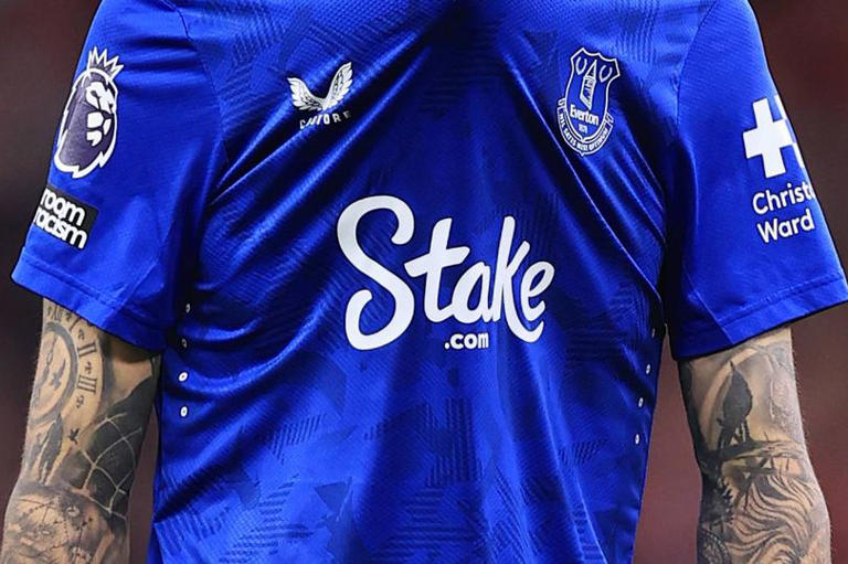 Everton to get warning over shirt sponsorship deal as Stake closes UK ...