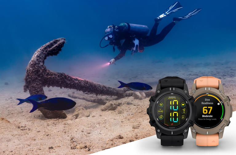 The Garmin Descent G2 is a powerful dive computer and smartwatch in one