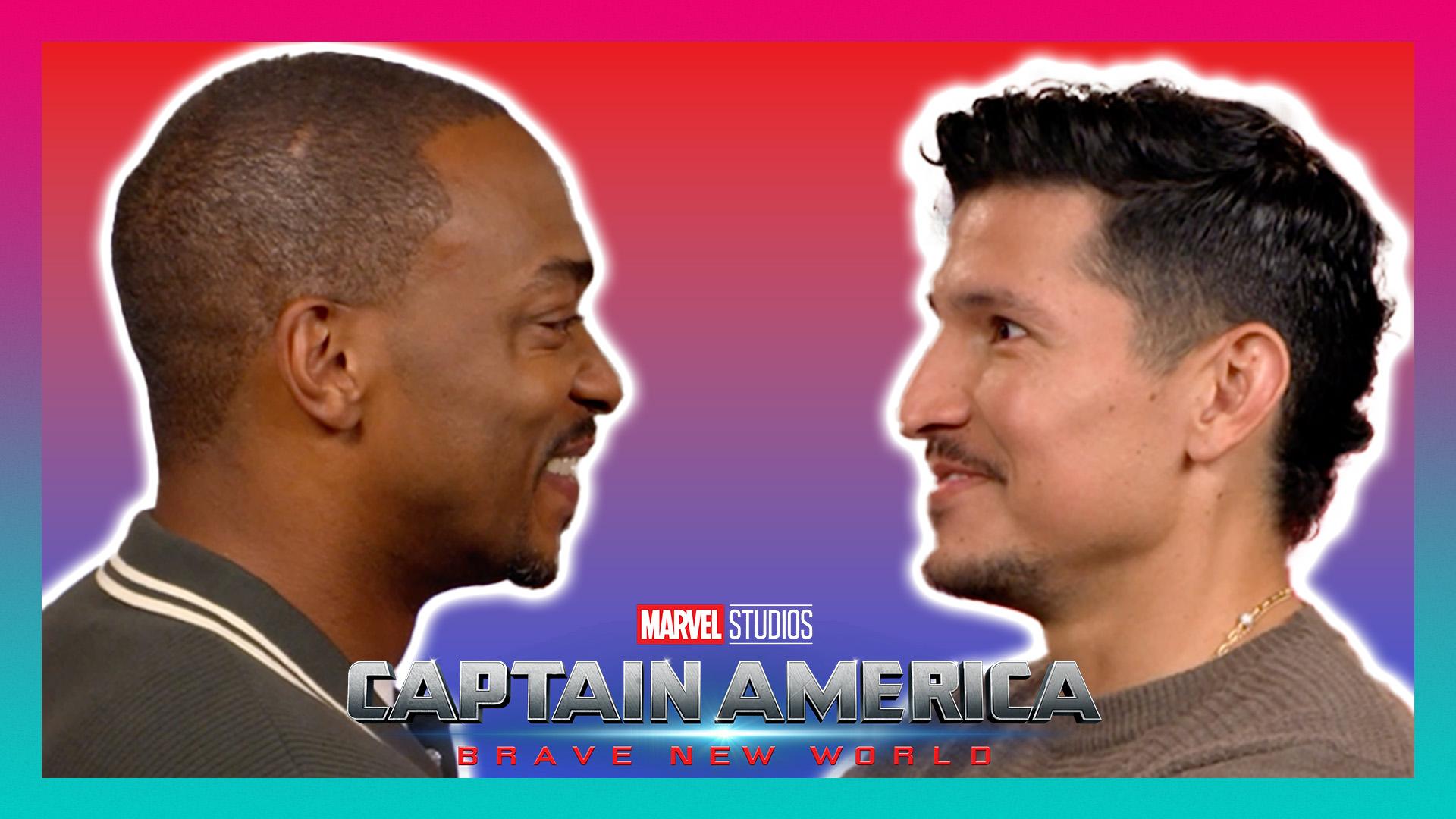 Anthony Mackie & Danny Ramirez Go Head To Head
