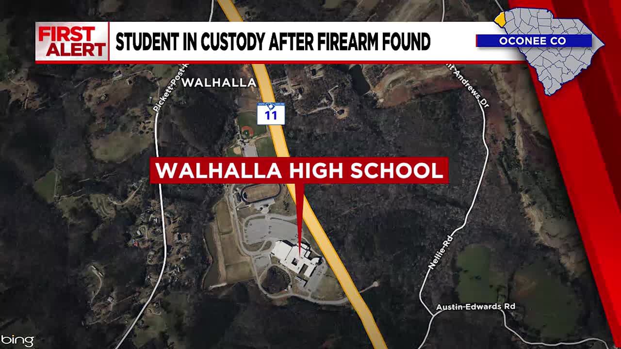Deputies: Student to be charged after gun found at Walhalla High School