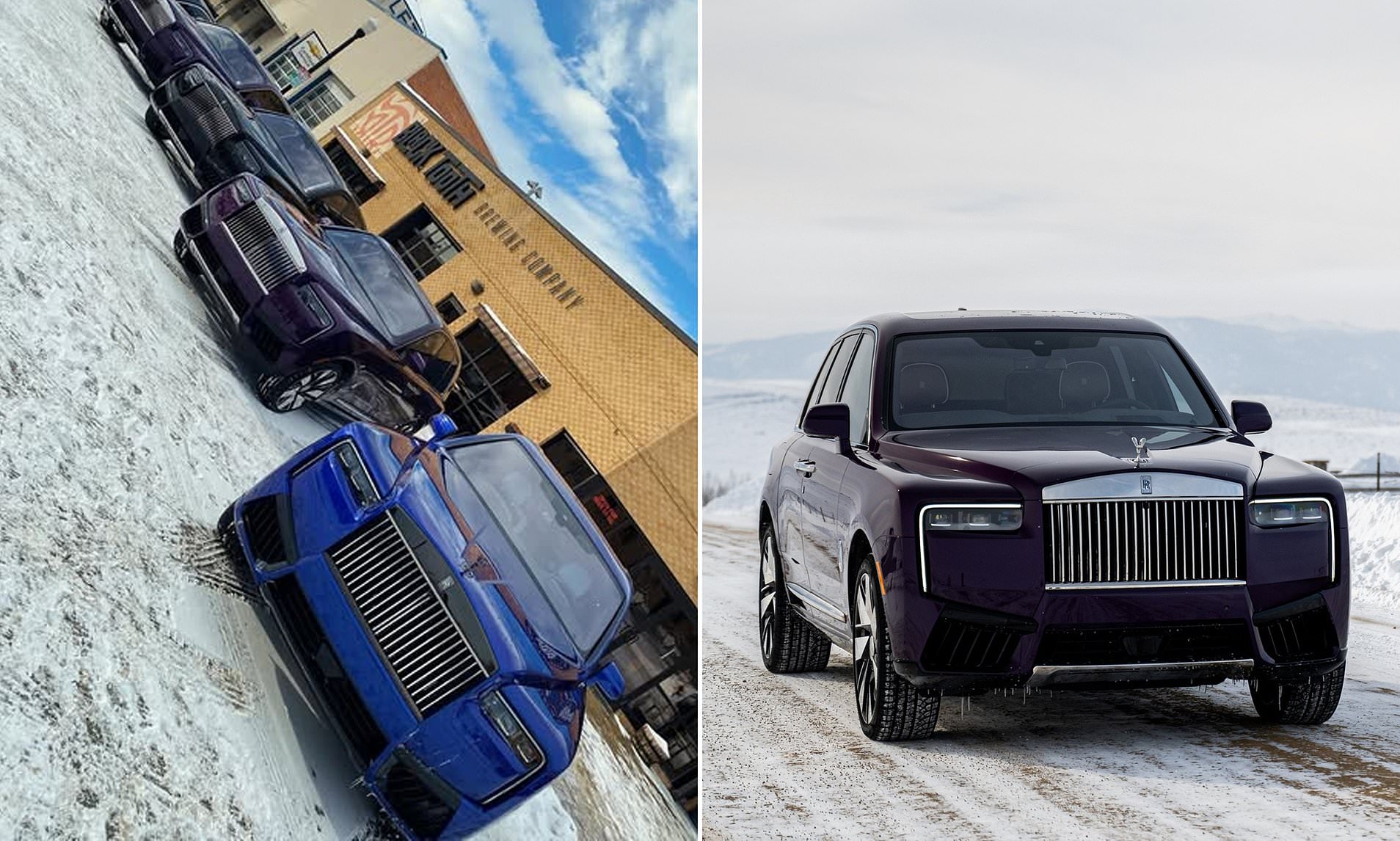 Locals stunned as fleet of Rolls-Royces descends on historic rodeo