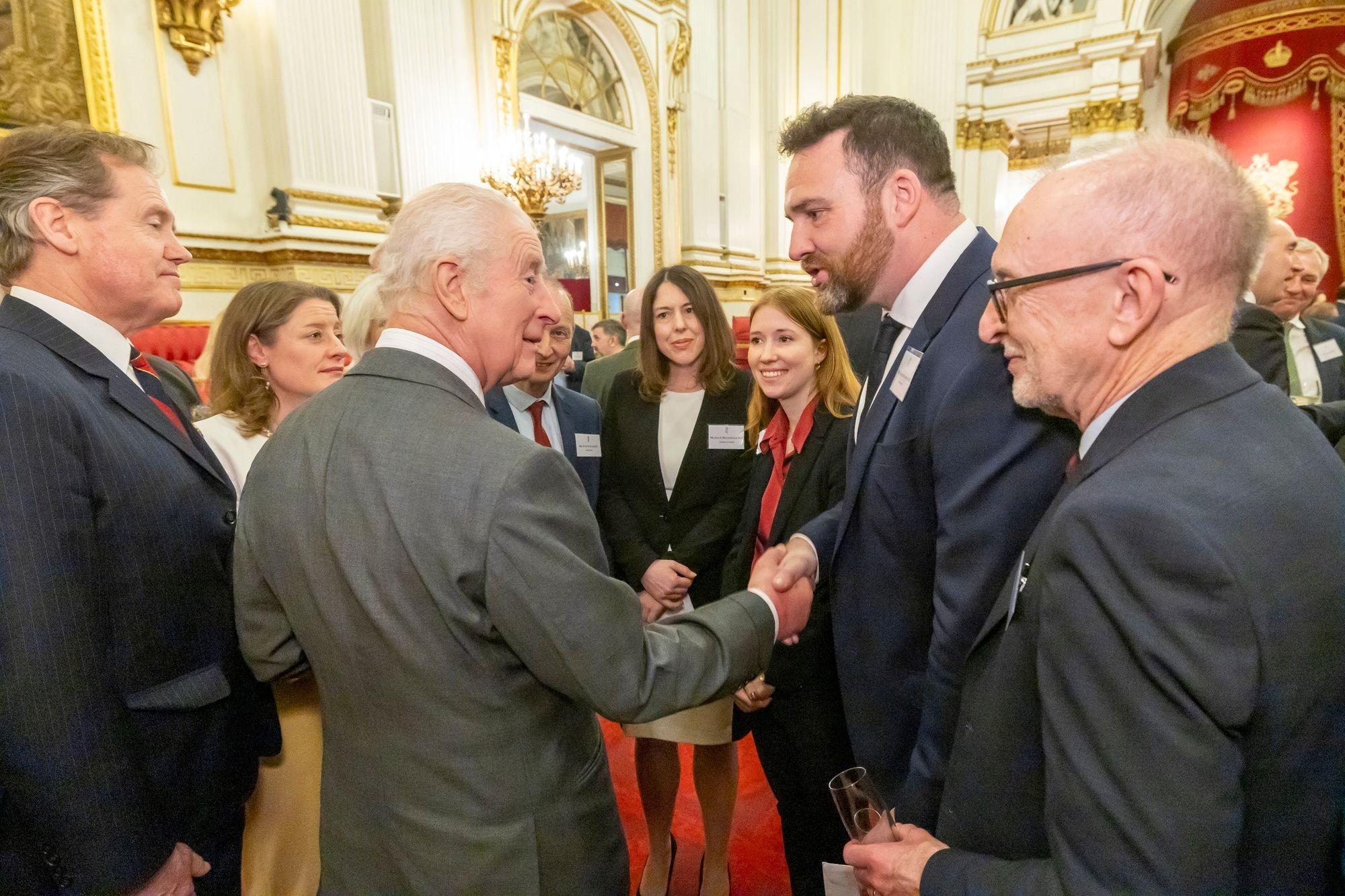 Livingston constituency MP, Gregor Poynton, visits Buckingham Palace to ...