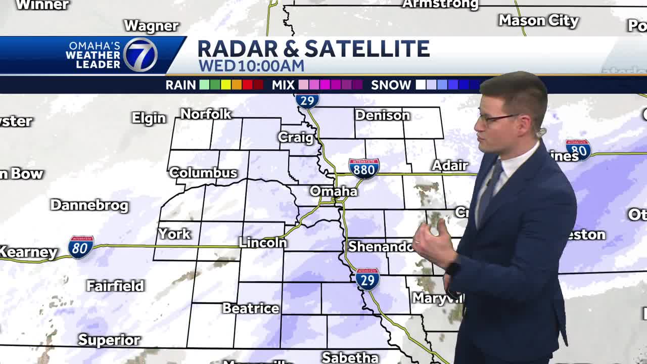 Winter storm warning continues for Omaha