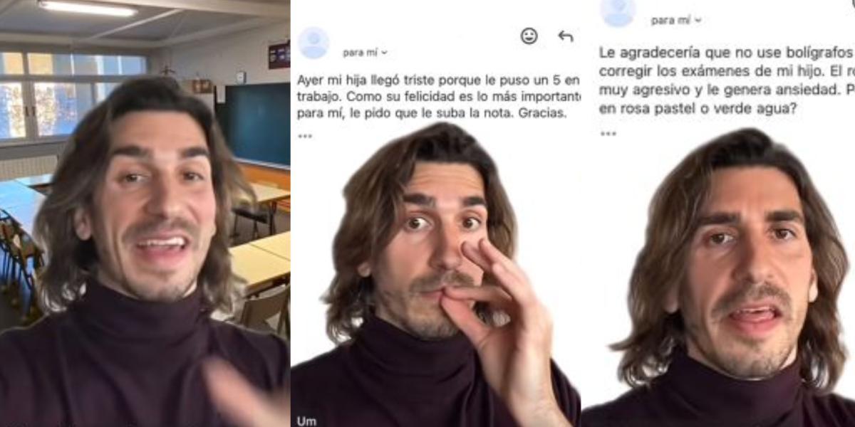 Un profesor comparte mensajes de padres y las redes no dan crédito: "Le ...