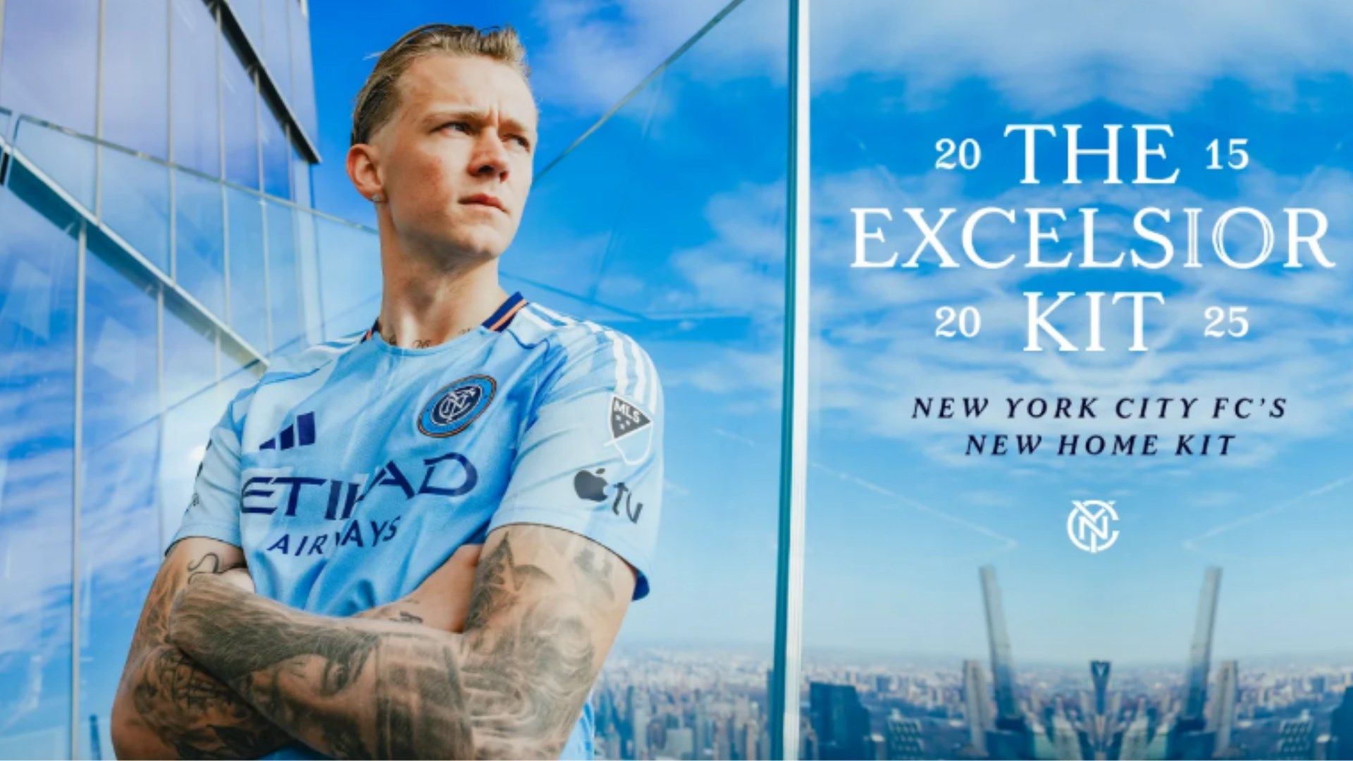 ‘The Excelsior ’ - NYCFC unveil their new 2025 MLS away kit, inspired ...