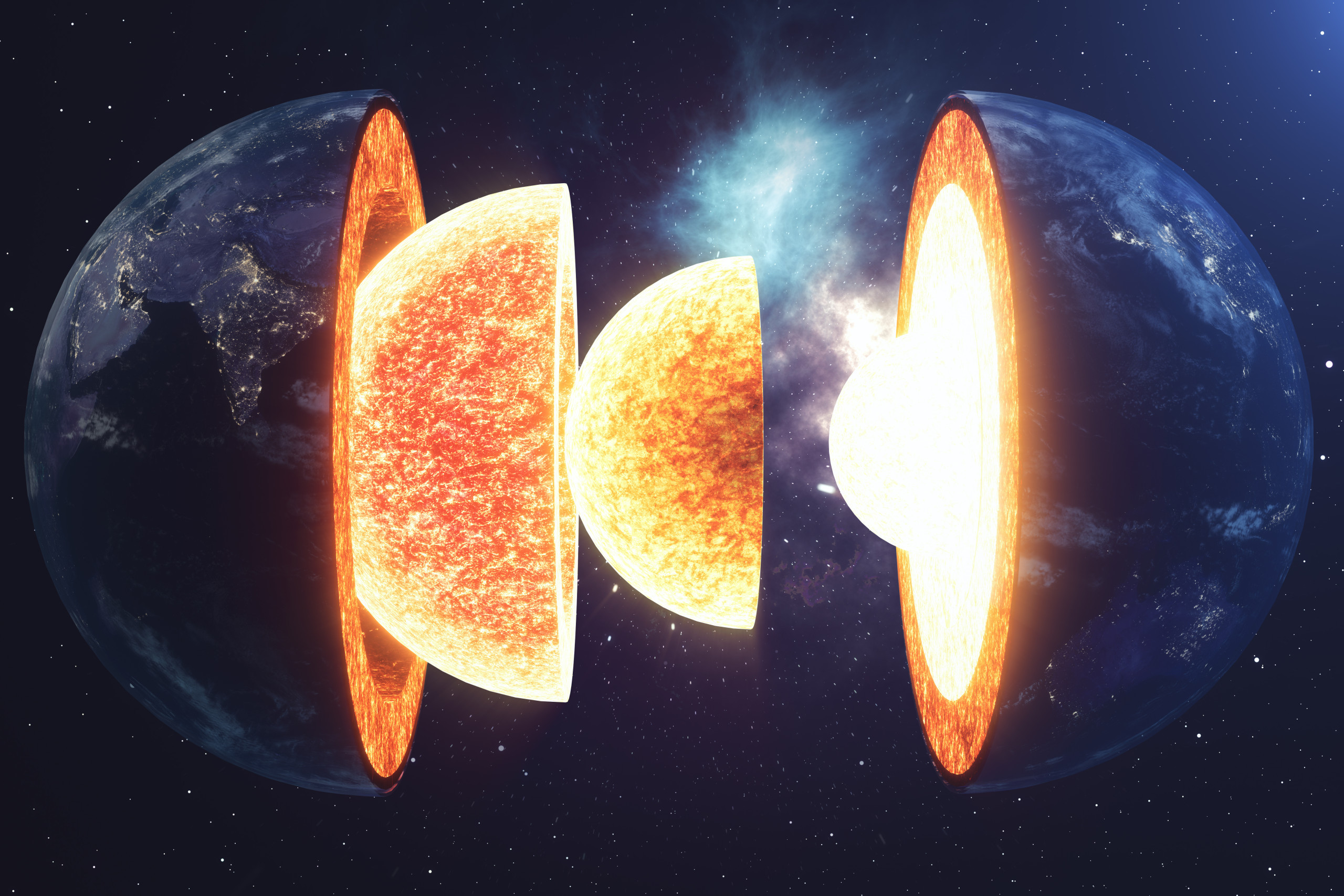 The changing shape of the Earth's inner core
