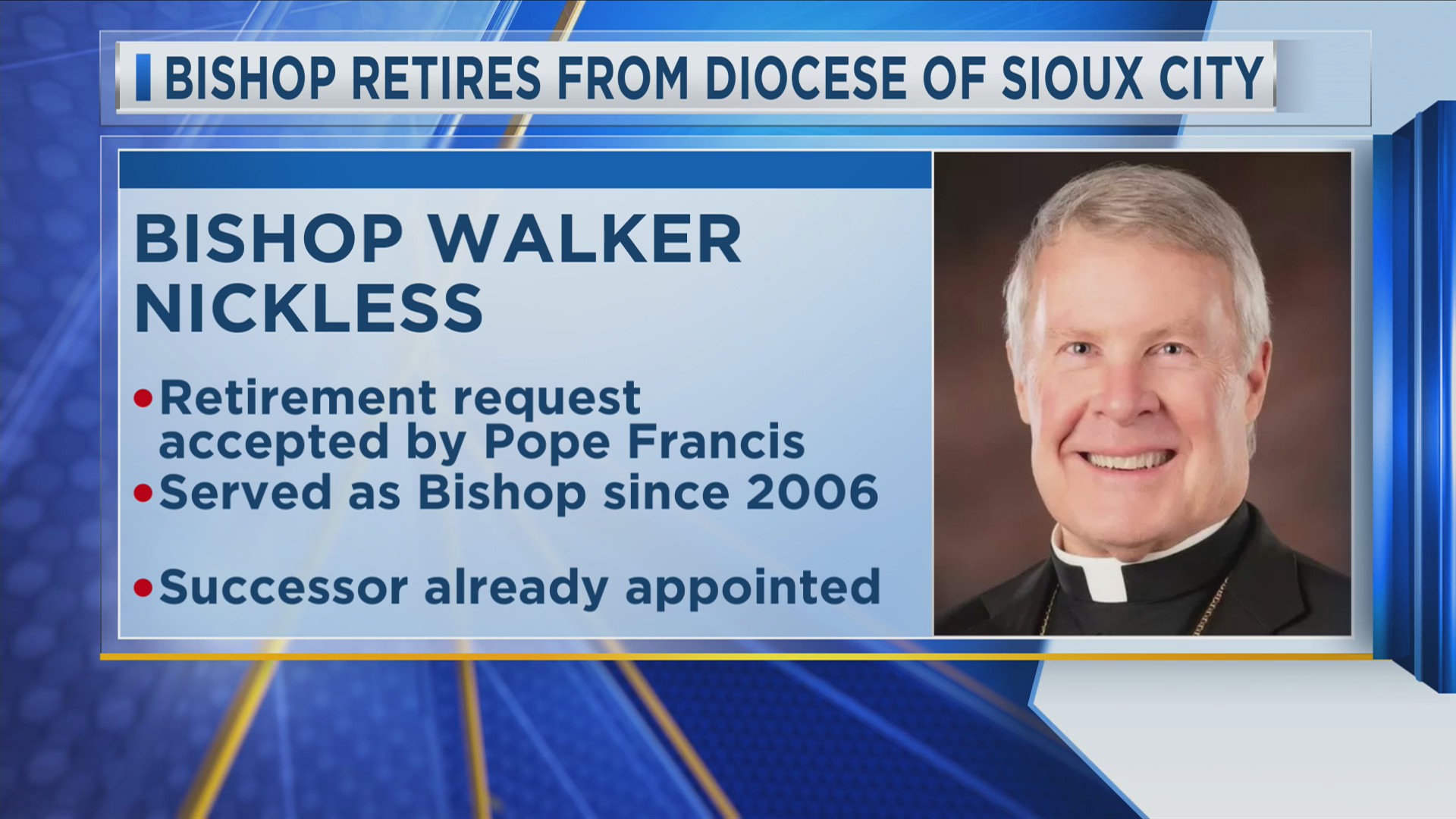 Bishop Nickless Retires
