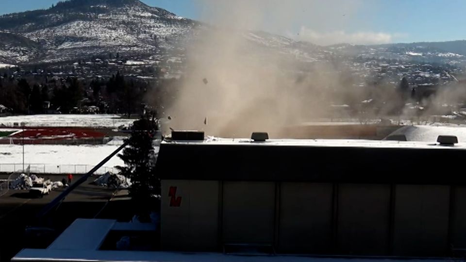700,000 pounds of snow causes high school gym roof to collapse