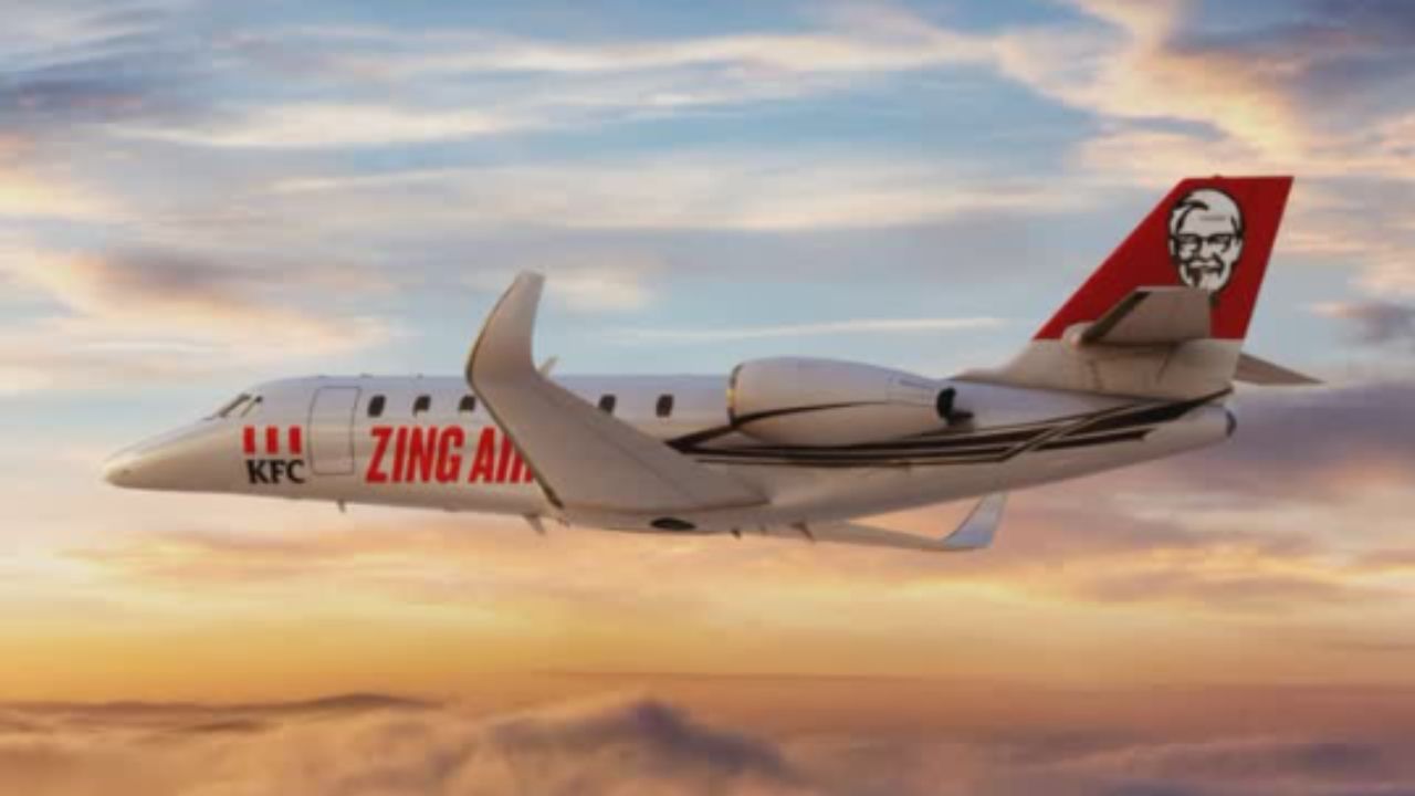KFC New Zealand launches private jet for Super Rugby fans