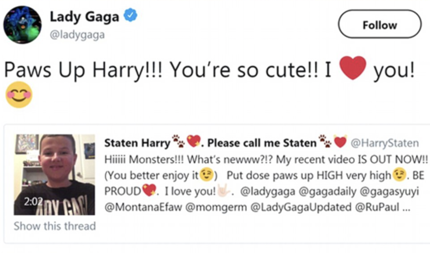 Where Are They Now? Here's What Staten Harry, The 'Lady Gaga Monsters ...