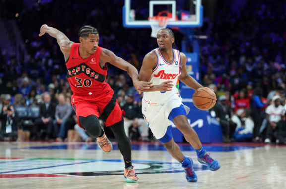 NFL Meets NBA: Super Bowl Champions Philadelphia Eagles Attend a ...