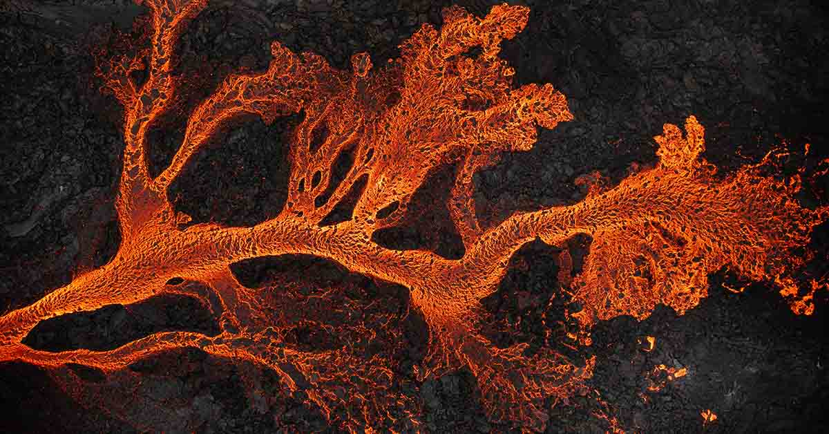 NASA spots giant lava flows in California