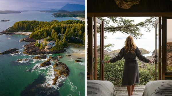 This oceanside retreat set in a small BC beach town was just rated ...