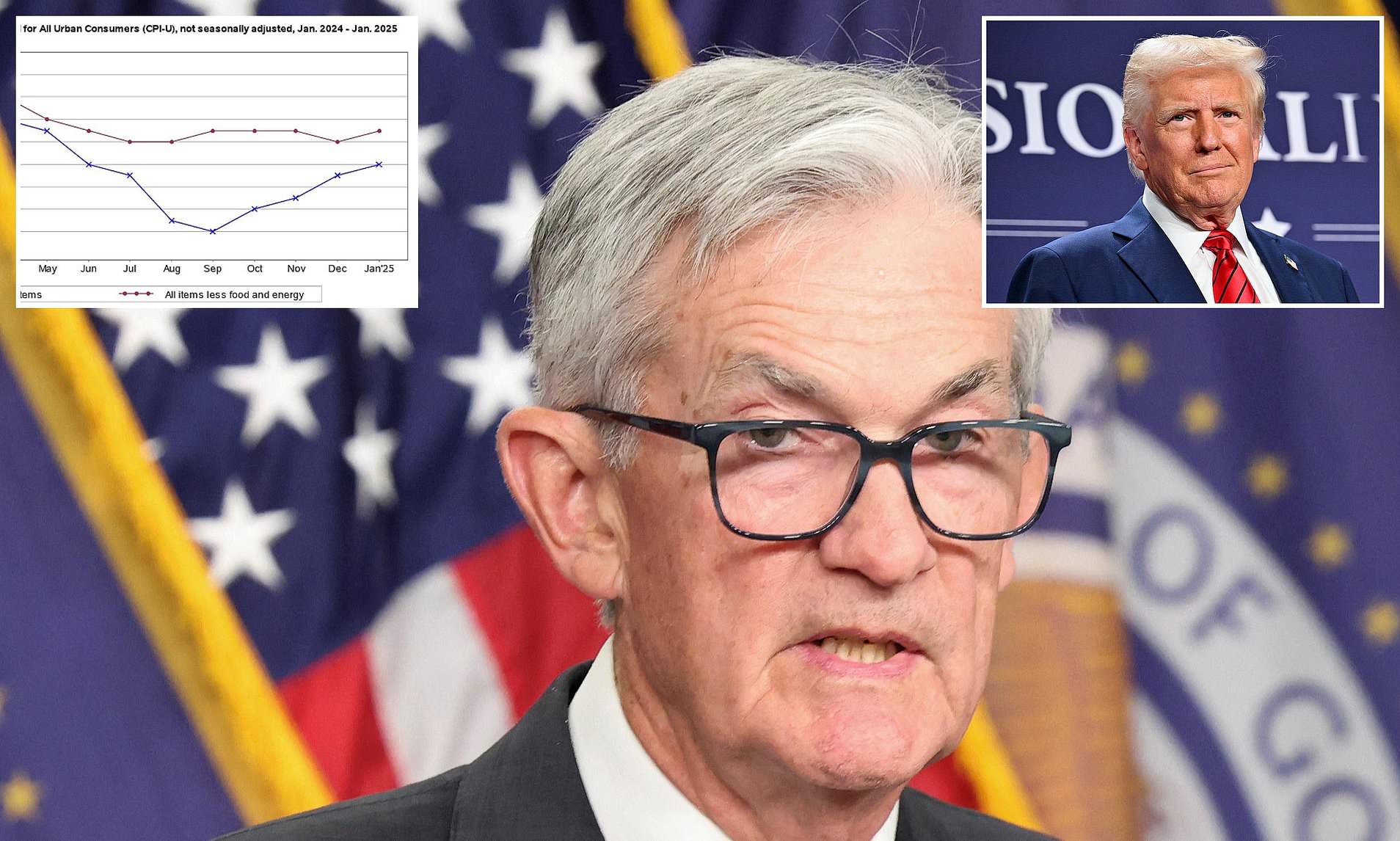 US inflation comes in higher than forecast as Fed mulls Trump tariff threat