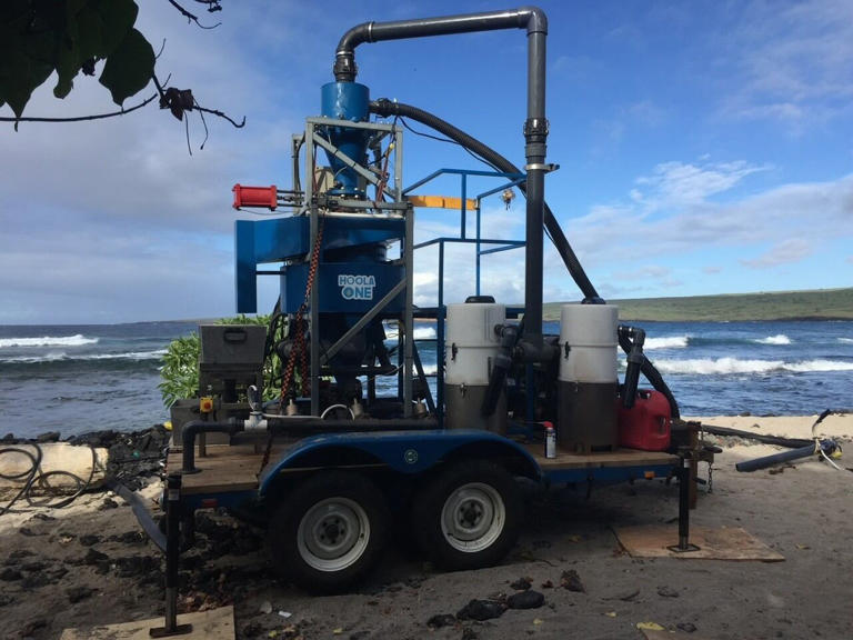 New beach vacuum to help rid Hawaii shores of microplastics