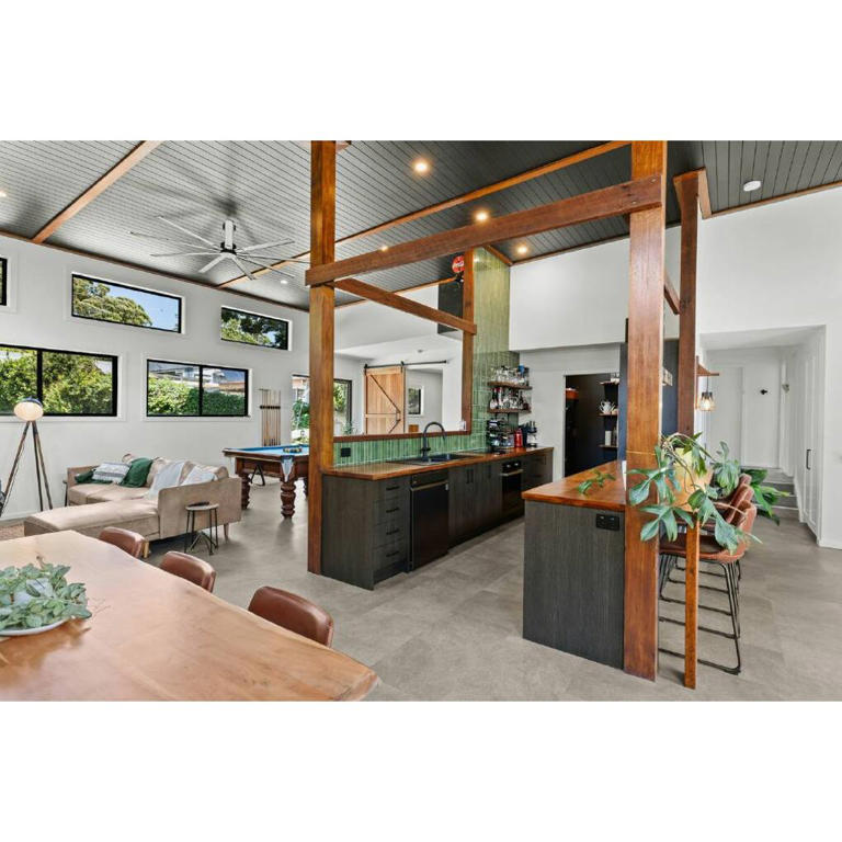 Action-packed home with skate ramp and indoor climbing wall listed in Charlestown