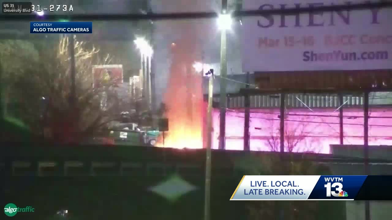 Woman dies after driving off elevated Birmingham road onto roof of ...