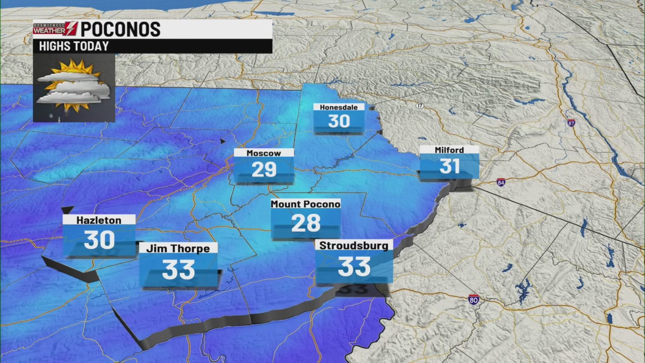 Pocono Mountains Weather Forecast - 2/12/25 - AFTERNOON