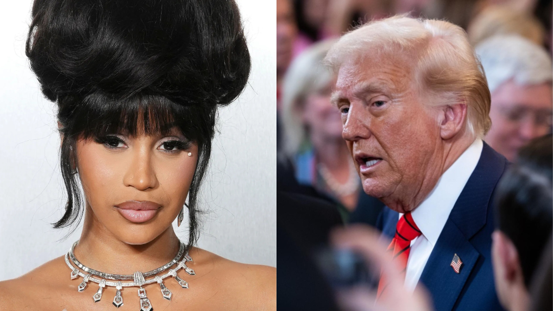 Cardi B culpa a Trump por sus tacones dañados en el Super Bowl y exige ...
