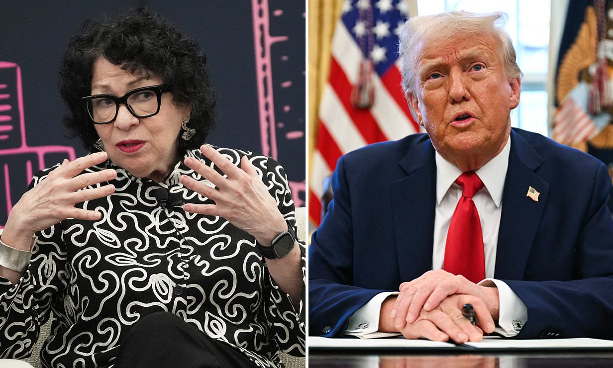 Supreme Court justice makes 'monarchy' dig as Trump tests his power