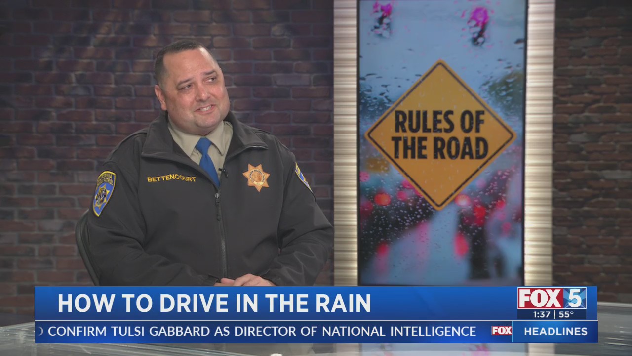 CHP provides tips on how to drive in the rain