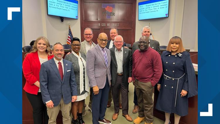 Tyler baseball field named for city leader Ralph Caraway Sr.
