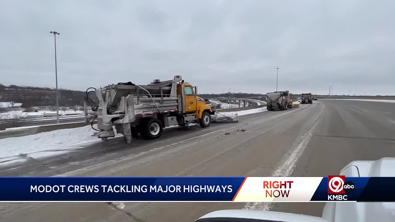 Update on KC road conditions: Downtown roads still slushy, MoDOT ...