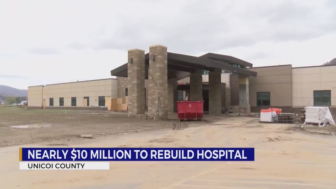 Unicoi County Hospital receives $9.8 million to rebuild