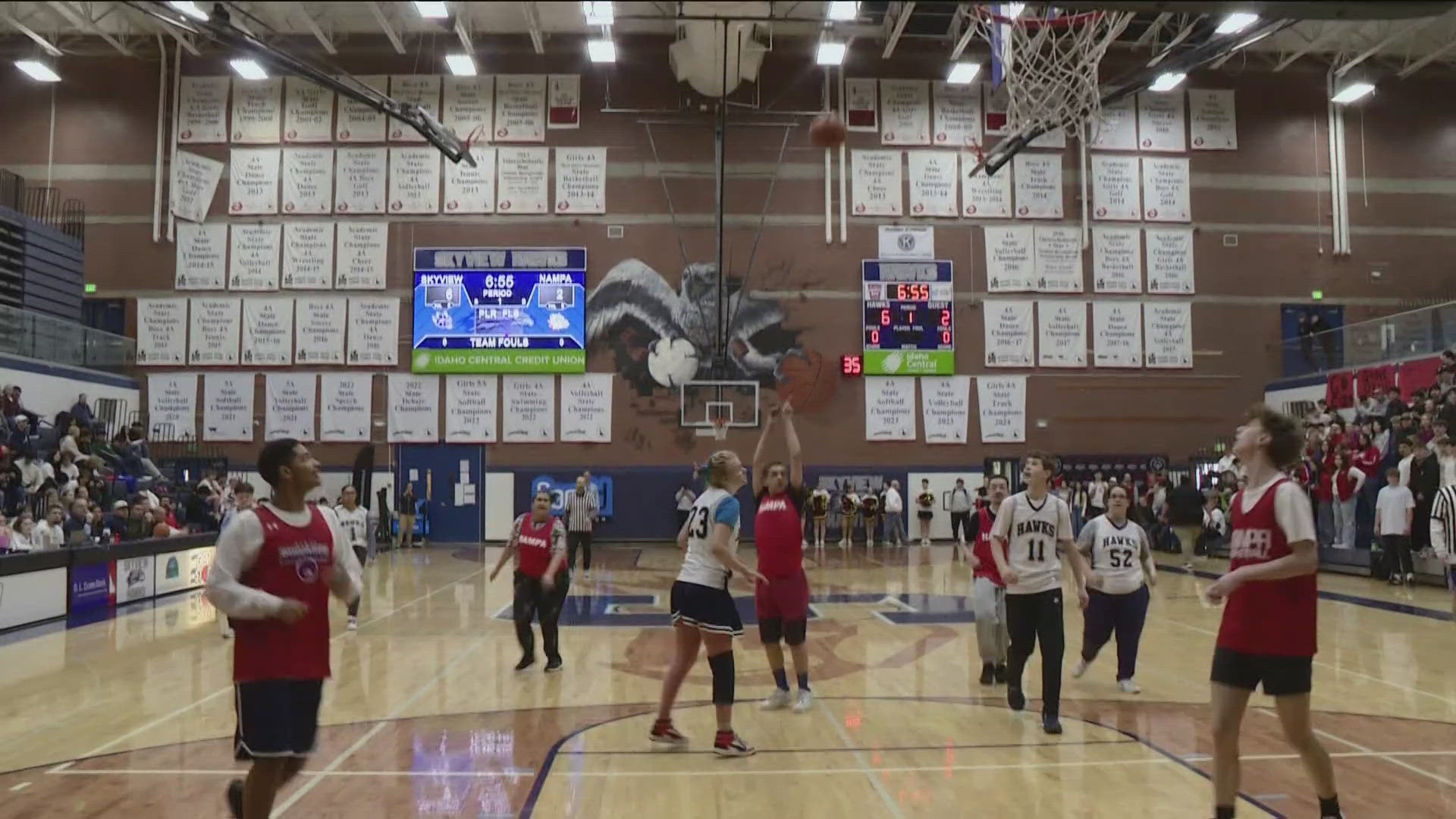 Skyview High School hosts Special Olympics basketball tournament