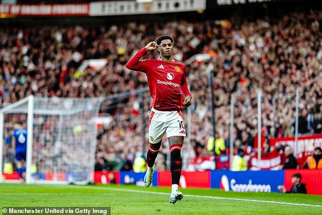 Man United starlet Chido Obi copies Marcus Rashford's celebration as ...