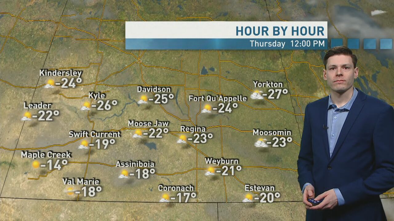 Saskatchewan weather forecast for Feb. 13