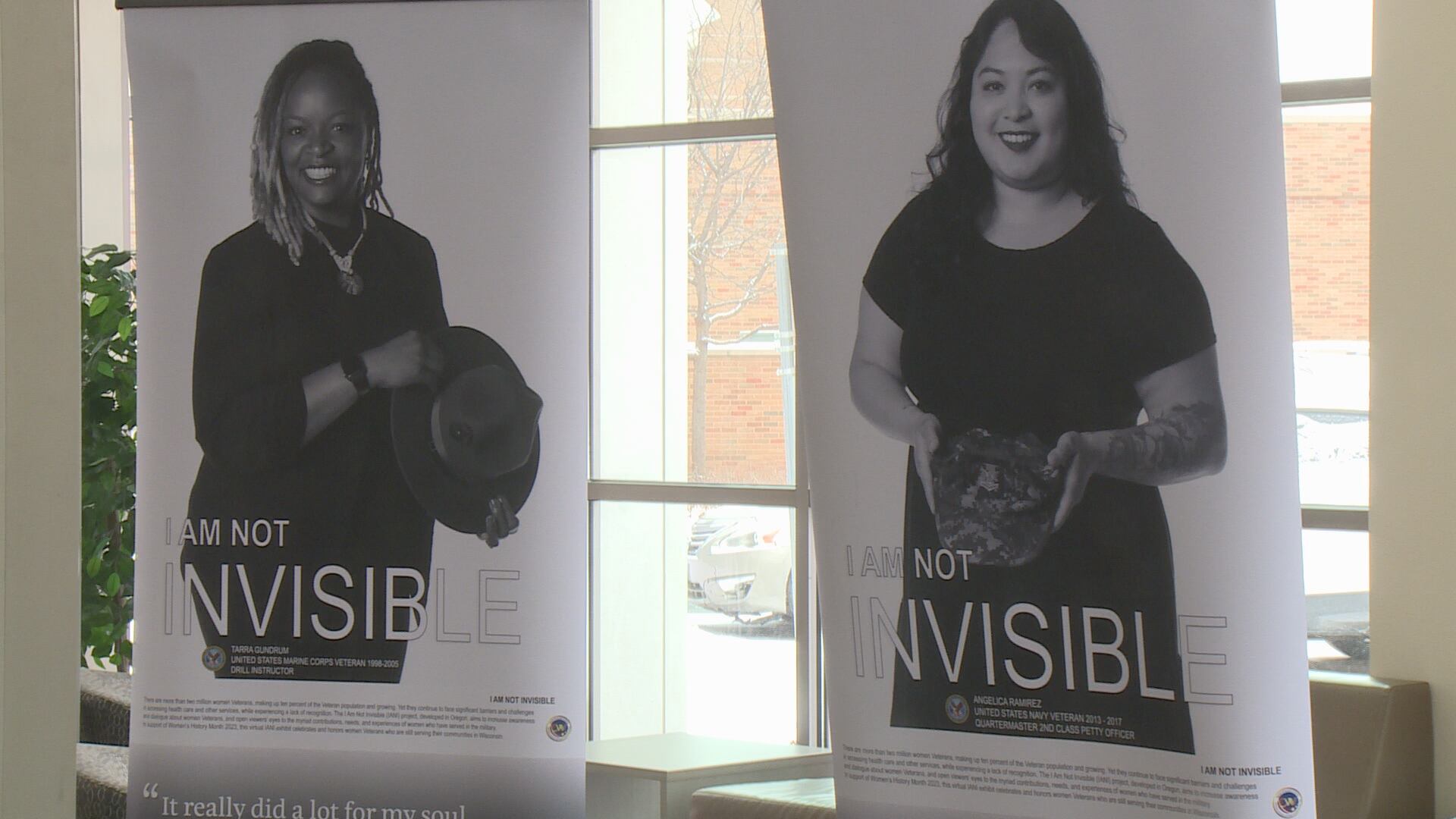 “I Am Not Invisible” campaign highlights women veterans