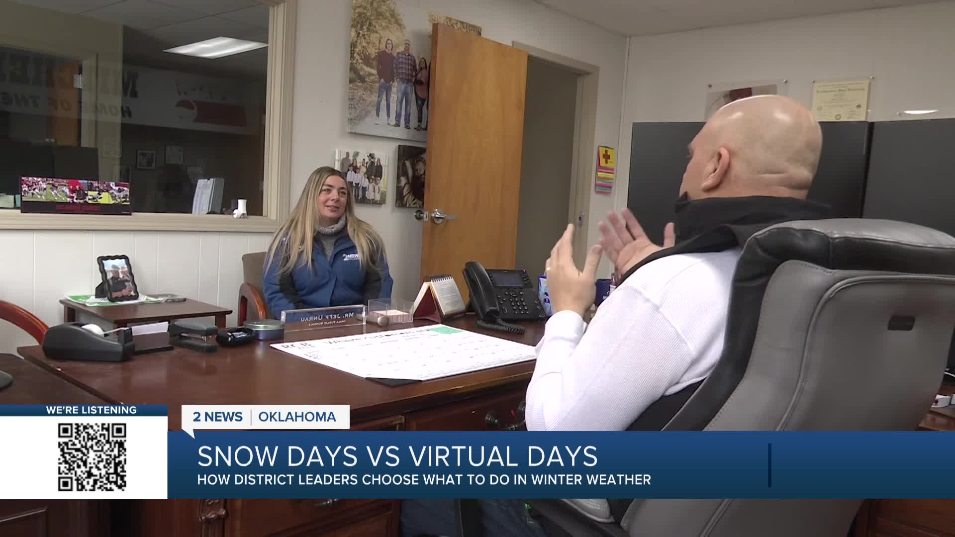 What goes into district leaders choosing virtual days versus a snow day?