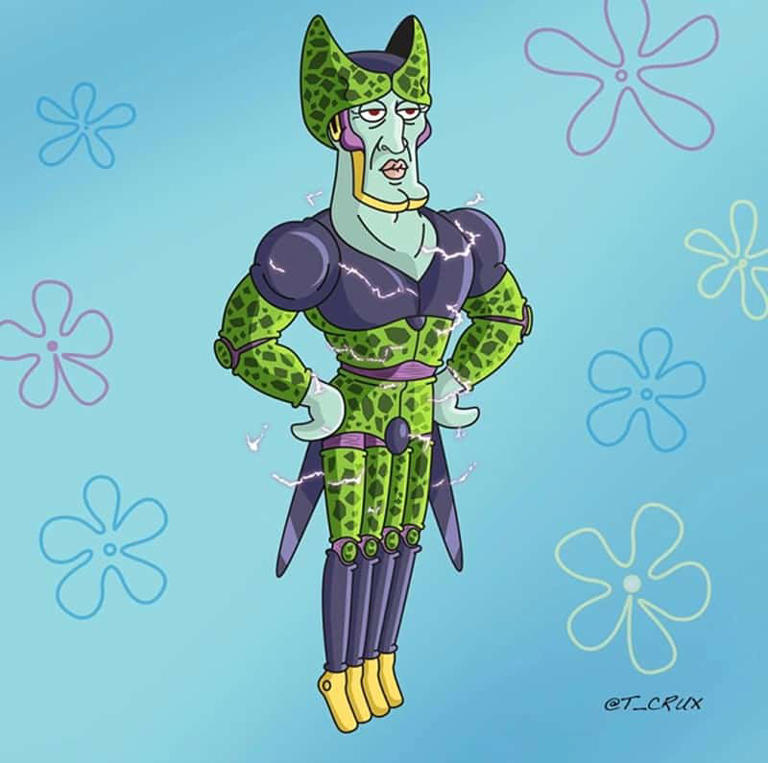 36 Dragon Ball Characters Mashed Up With Iconic Cartoons From Super Fan ...