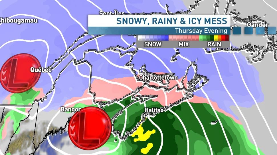 Snowfall warning issued for western P.E.I. from storm poised to ...
