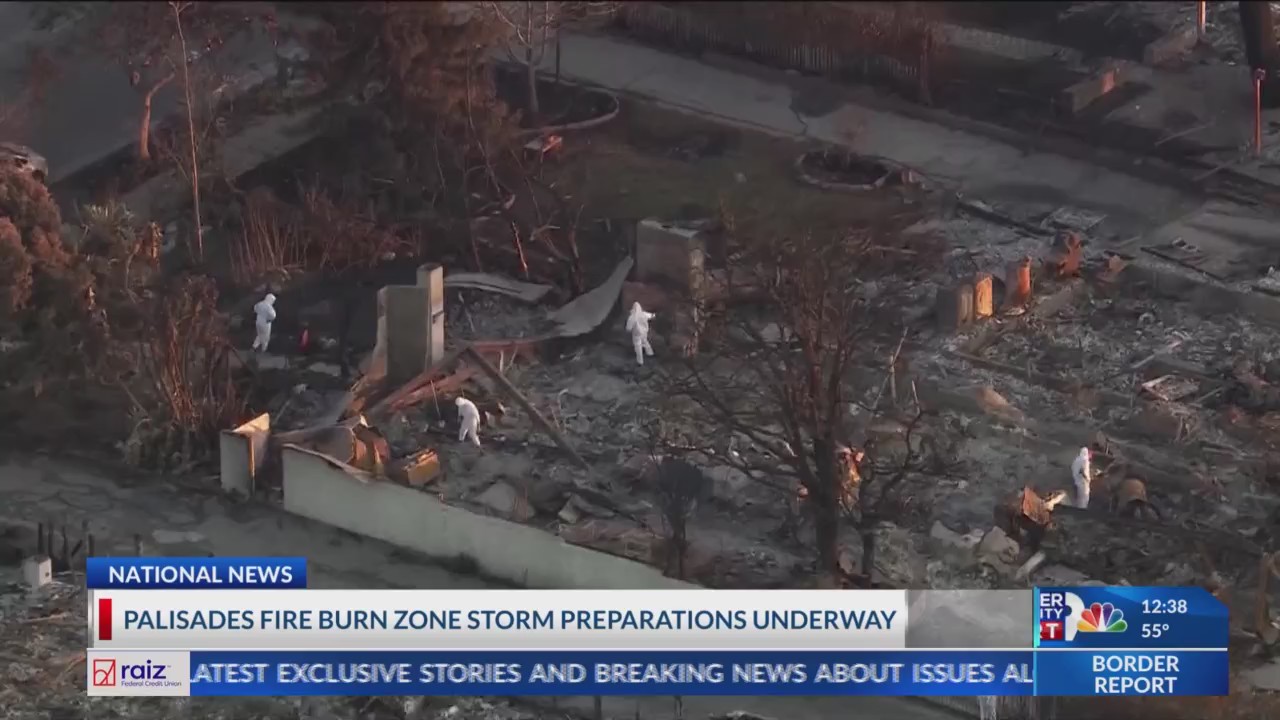 Palisades fire burn zone system preparations underway