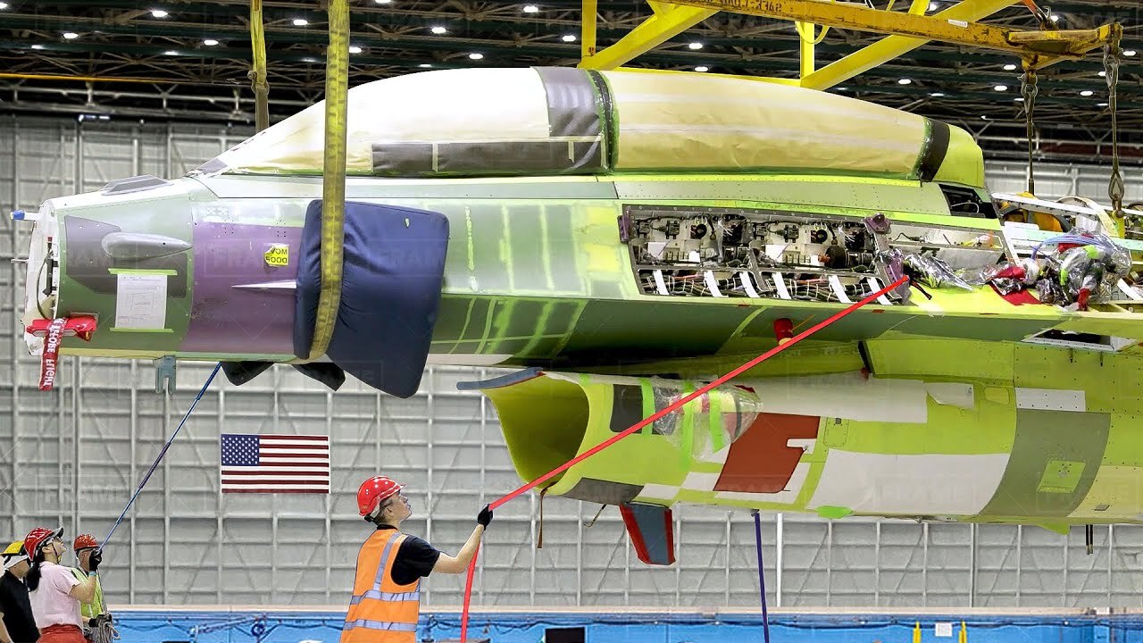 Tour the billion dollar factory making top US fighter jets