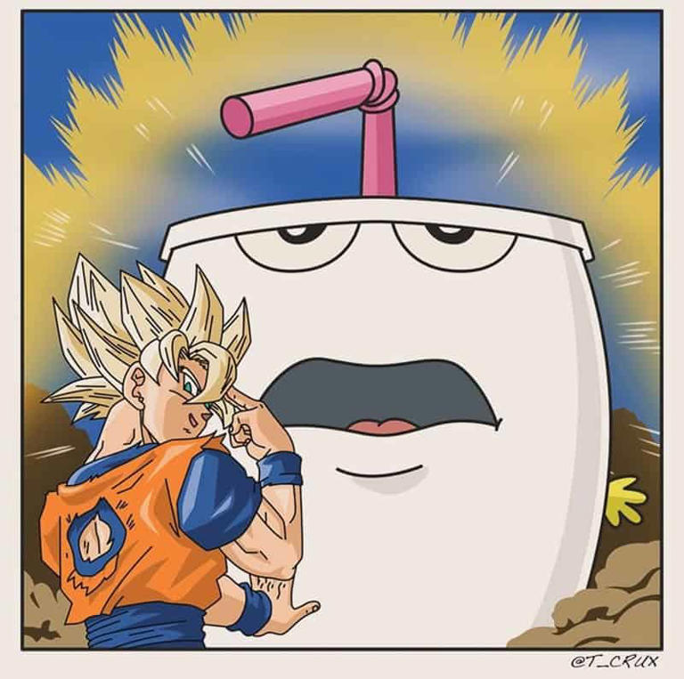 36 Dragon Ball Characters Mashed Up With Iconic Cartoons From Super Fan ...