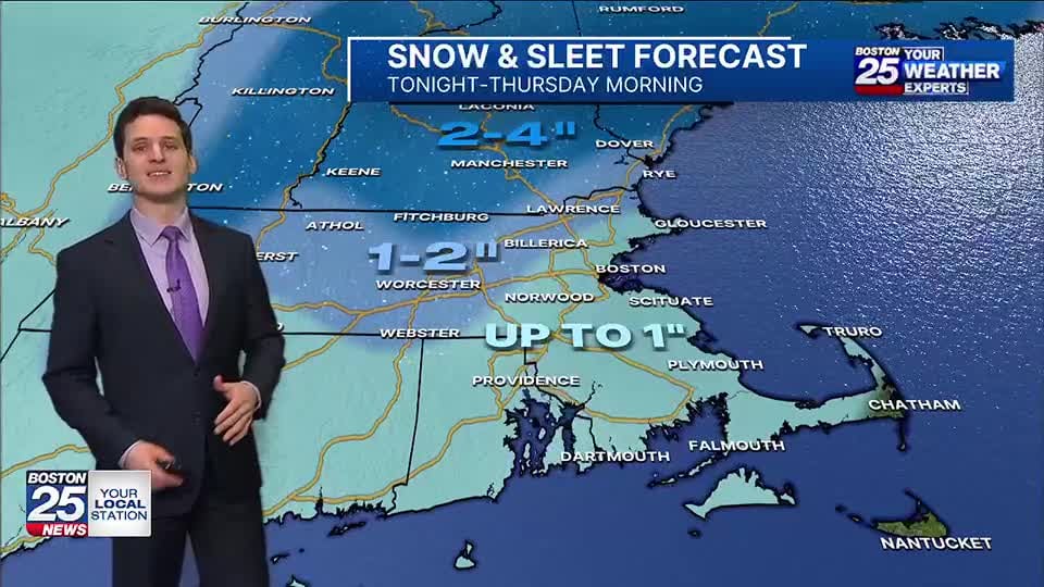 Boston 25 Wednesday early evening weather