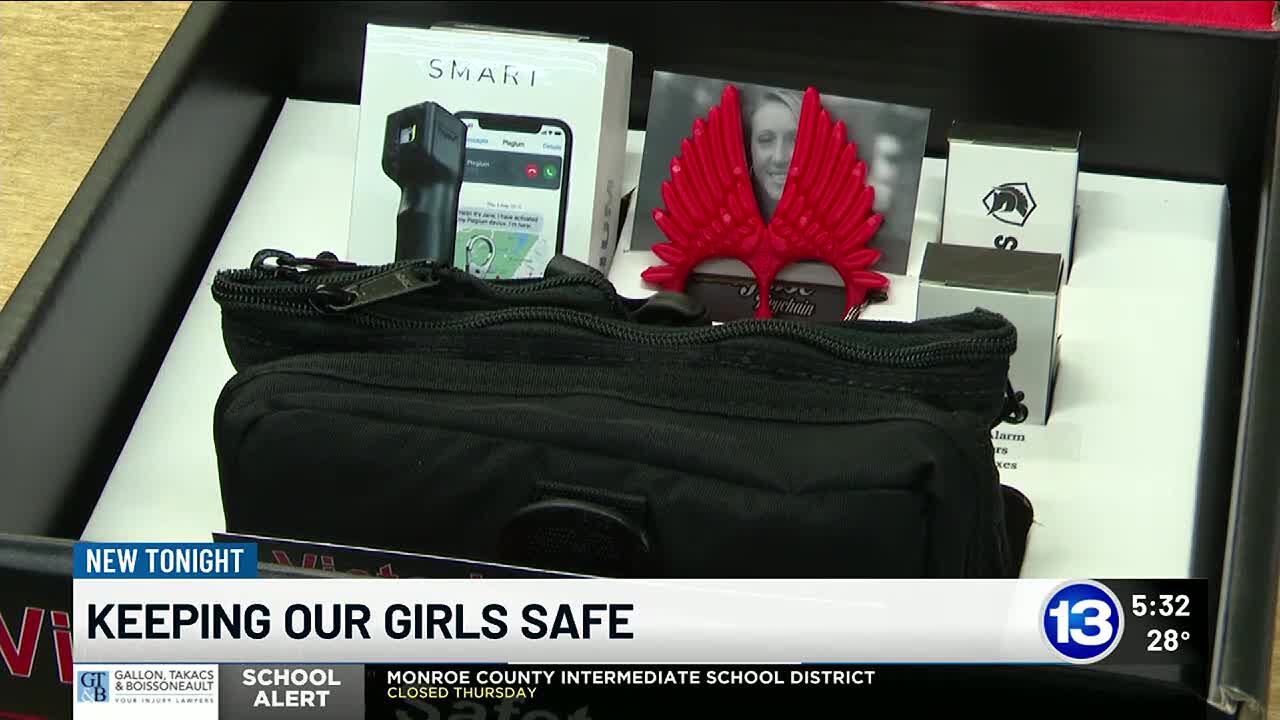 Safety pack equipped with self defense items to help girls protect ...