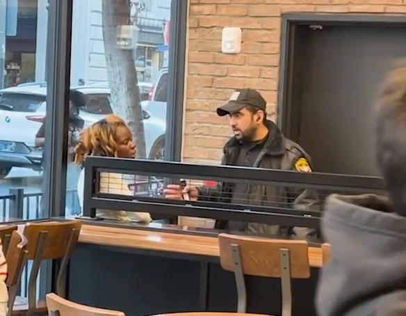 Taco Bell security guard brutally slaps female customer, wild video shows