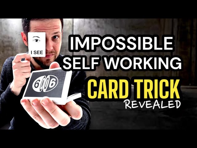 Impossible Self Working Card Trick (Tutorial) LEARN IT NOW No Skill and ...