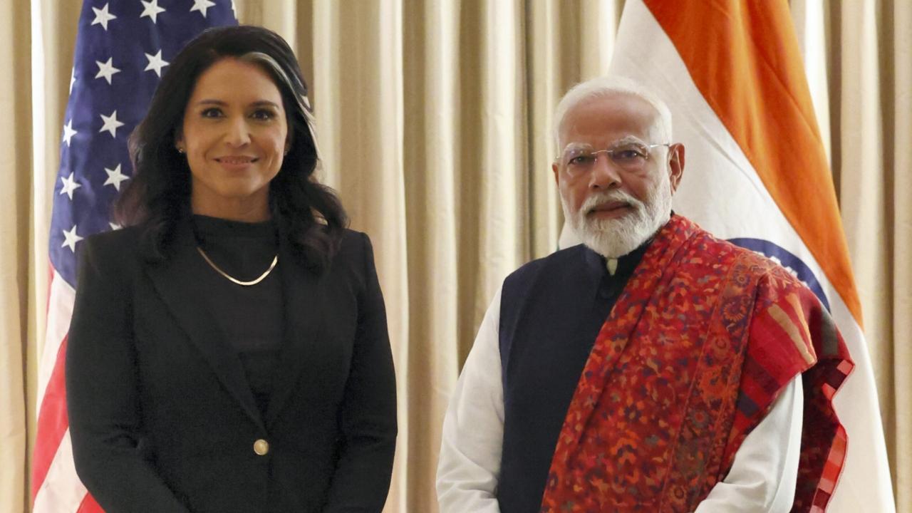 In Photos PM Modi meets Tulsi Gabbard calls her strong votary of ...