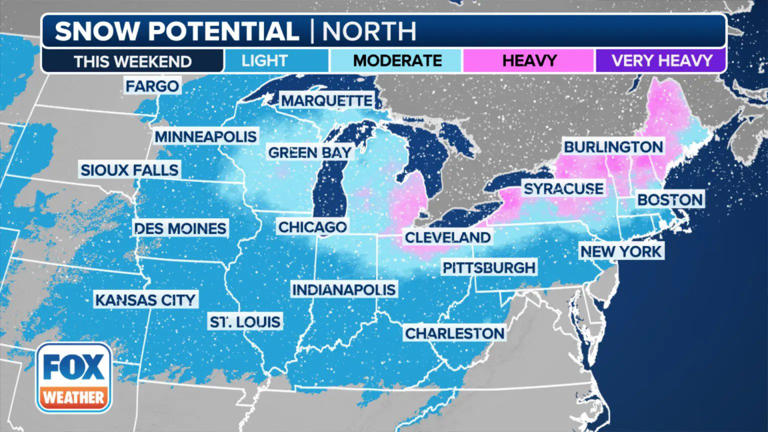 Map shows 'stormiest stretch of winter' pelting 40 US states and ...